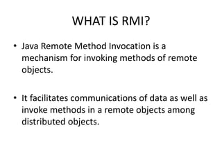 Rmi architecture | PPTX