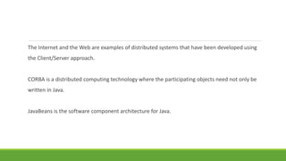 Rmi, corba and java beans | PPTX