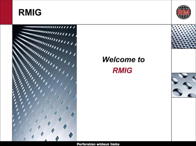 RMIG presentation | PPT | Manufacturing Industry | Industries