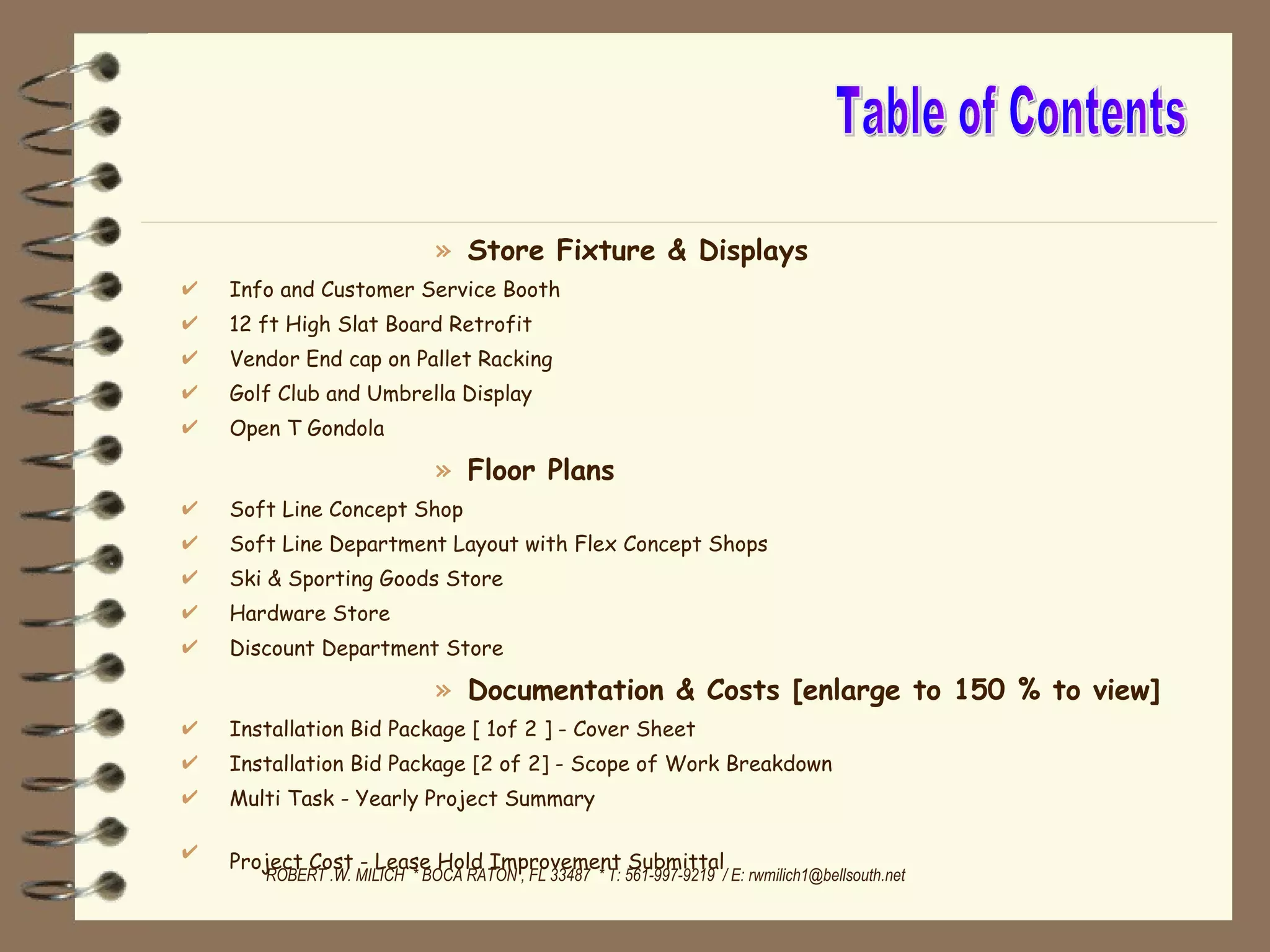 R.Milich Sample Portfolio | PPT