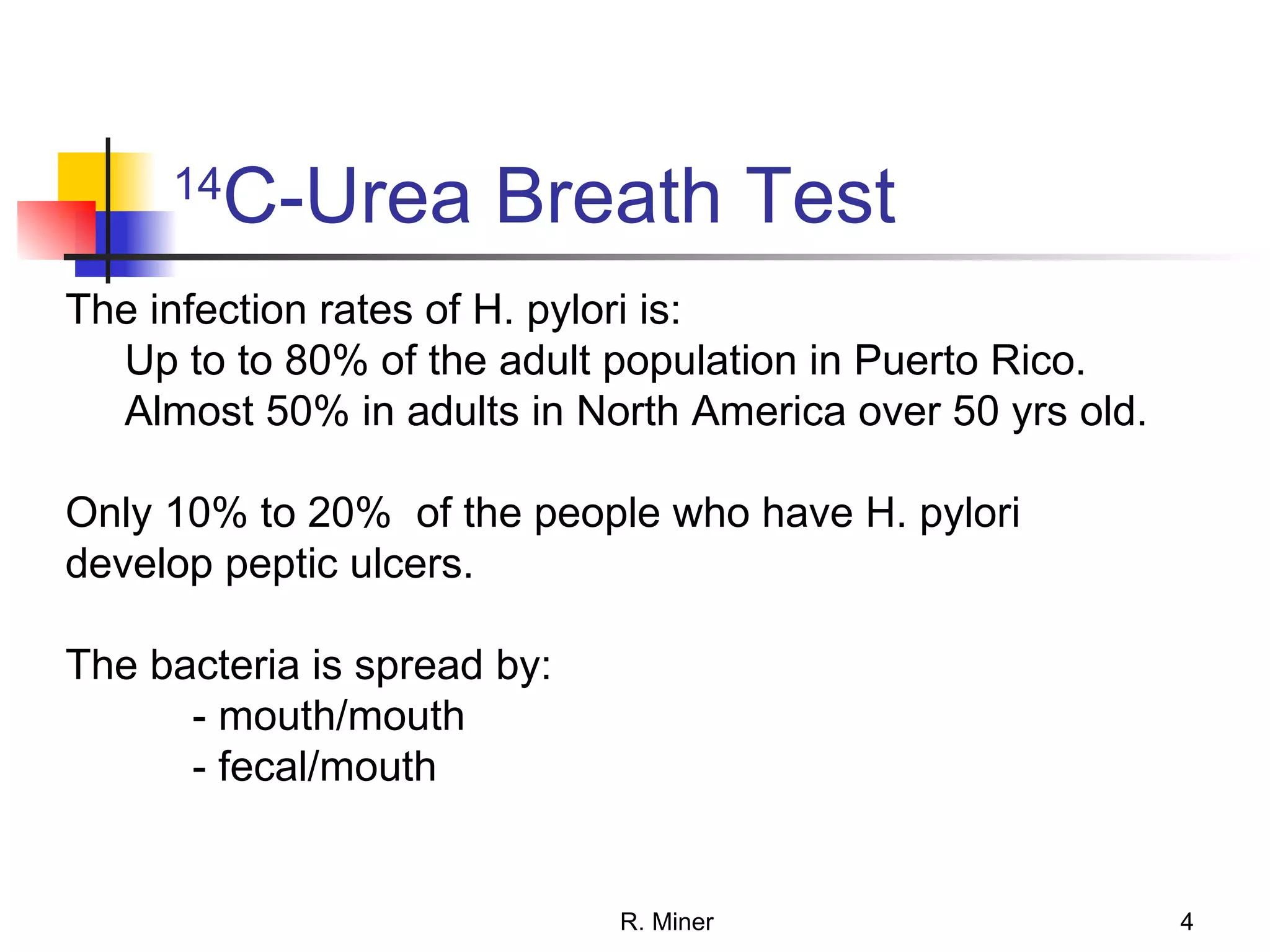 C14 urea breath test | PPT