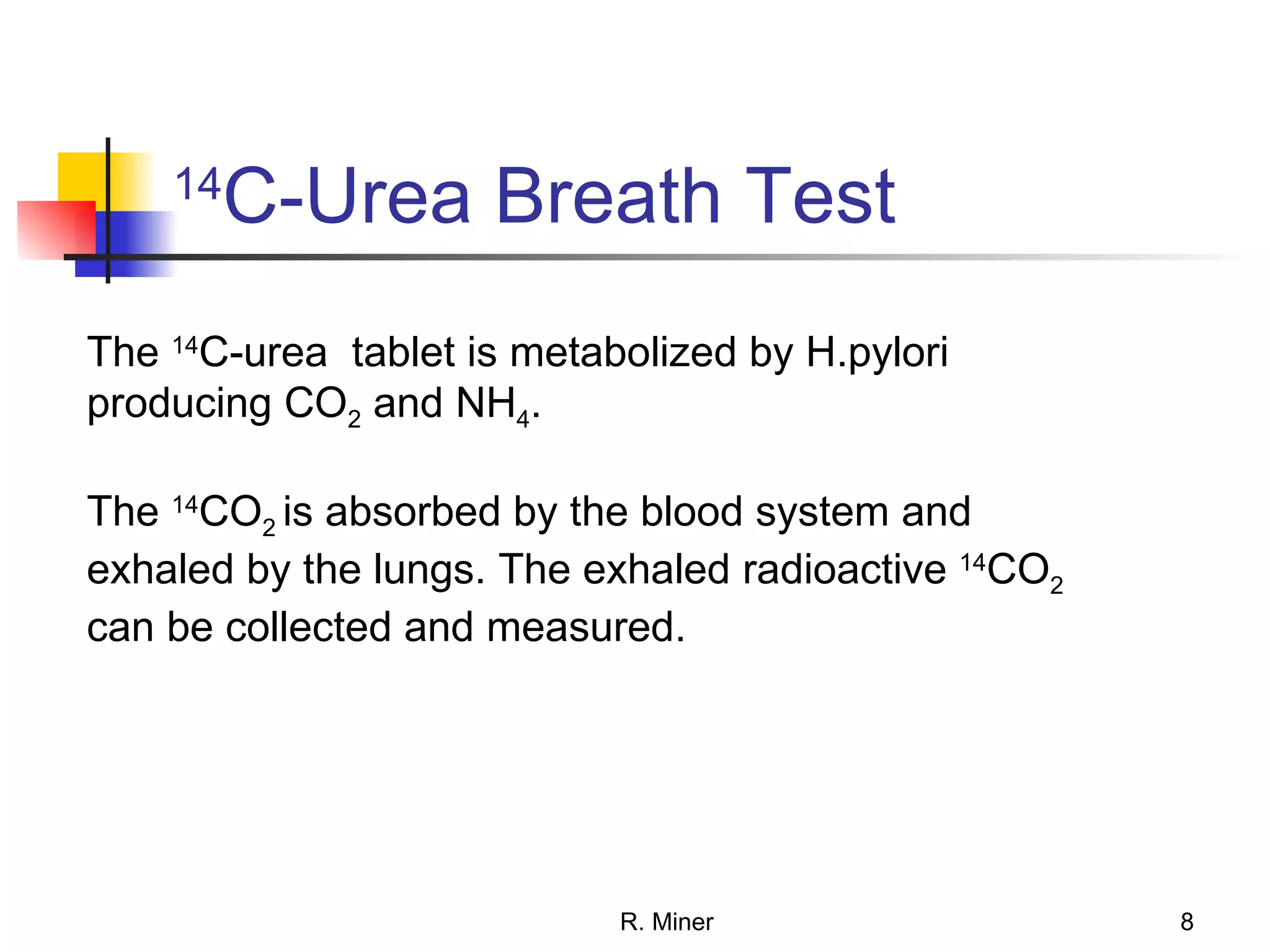 C14 urea breath test | PPT
