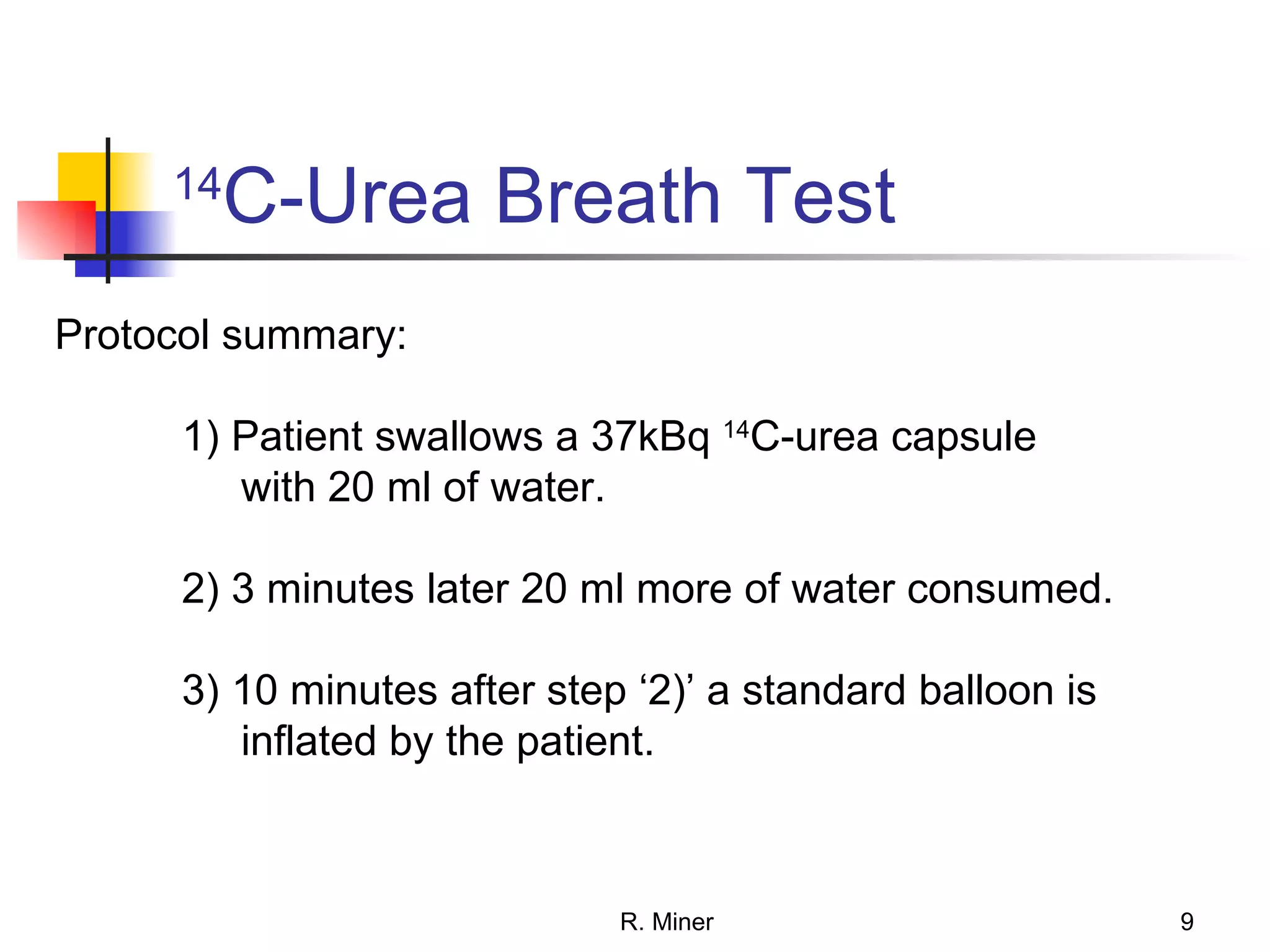 C14 urea breath test | PPT
