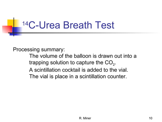 C14 urea breath test | PPT