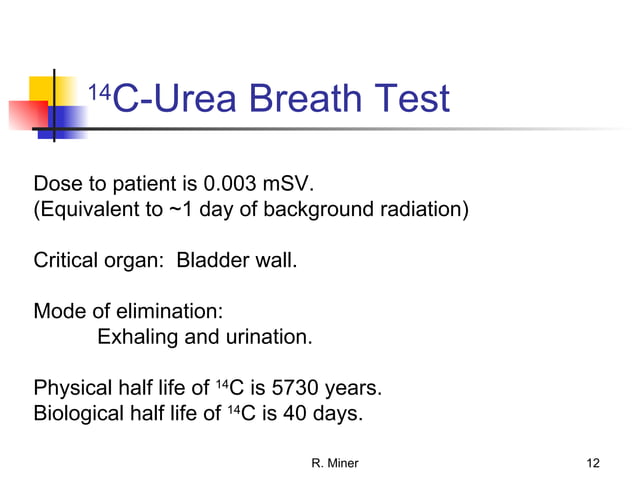 C14 urea breath test | PPT