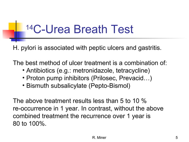 C14 urea breath test | PPT