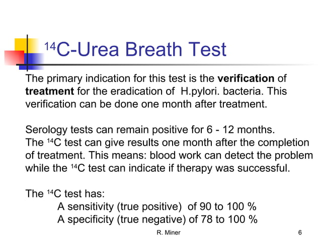 C14 urea breath test | PPT