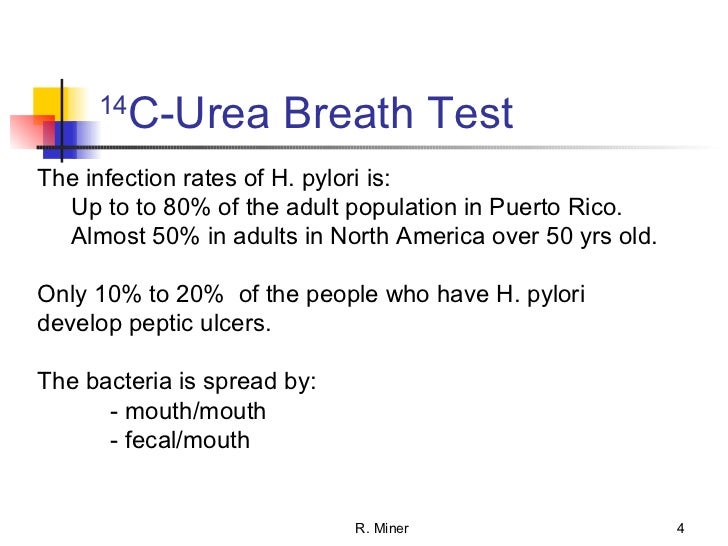 C14 urea breath test