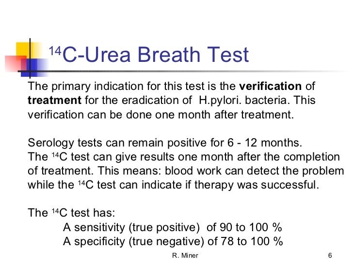 C14 urea breath test