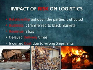 Risk Management in logistics | PPTX