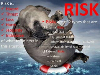 Risk Management in logistics | PPTX