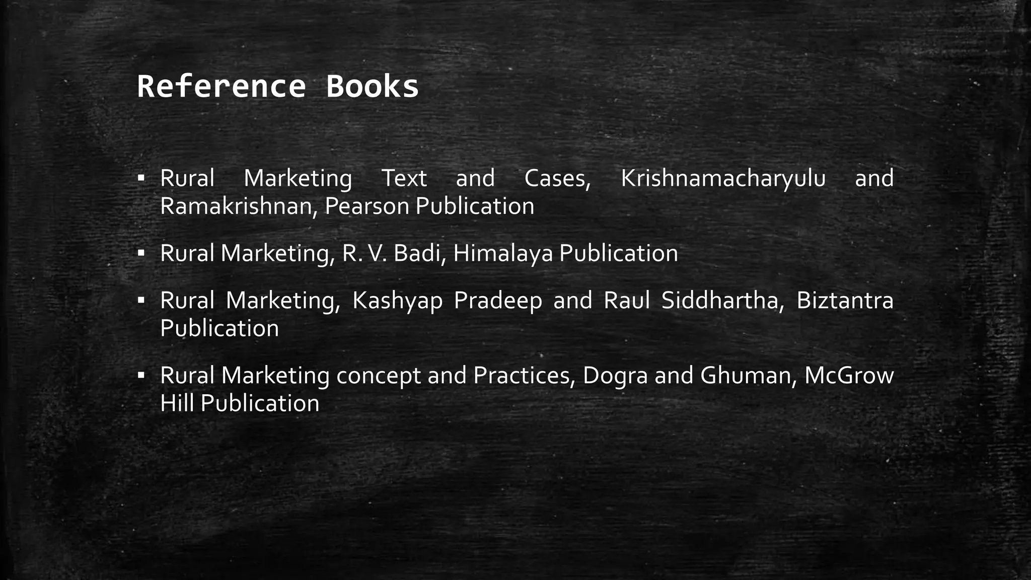 Rural Marketing | PPT