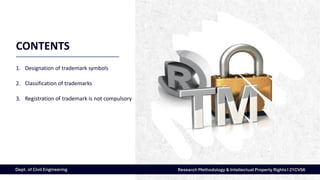 Understanding Trade marks-Designation, Classification & Registration | PDF