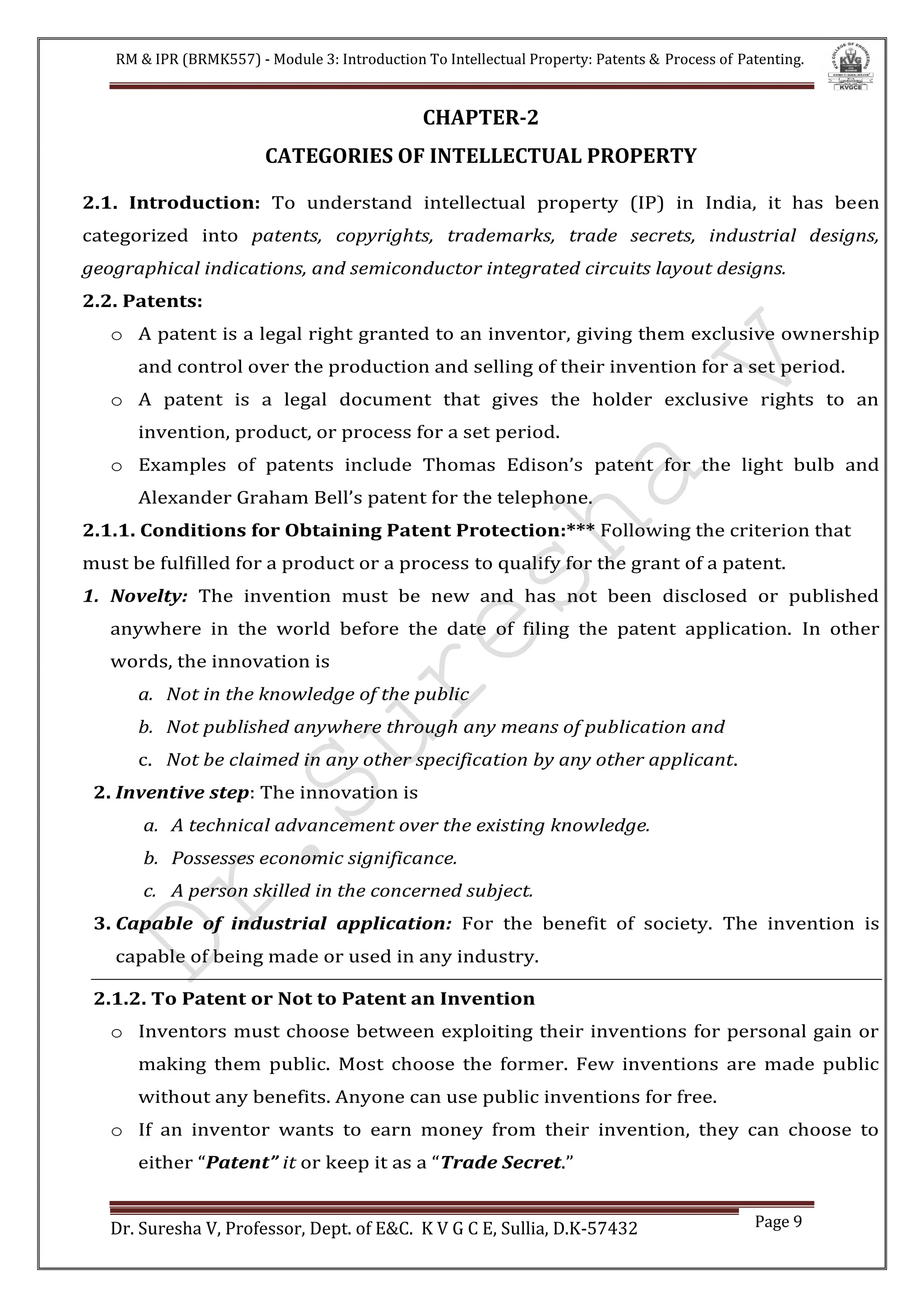 RM & IPR-BRMK557- Module 3-final by Dr.Suresha V.pdf