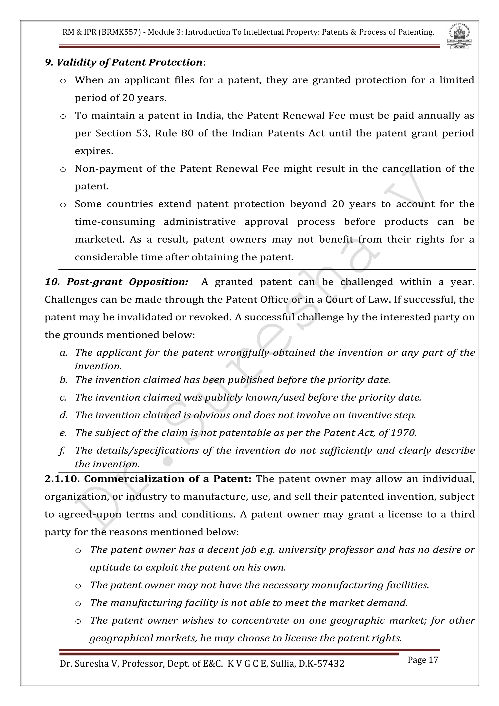 RM & IPR-BRMK557- Module 3-final by Dr.Suresha V.pdf