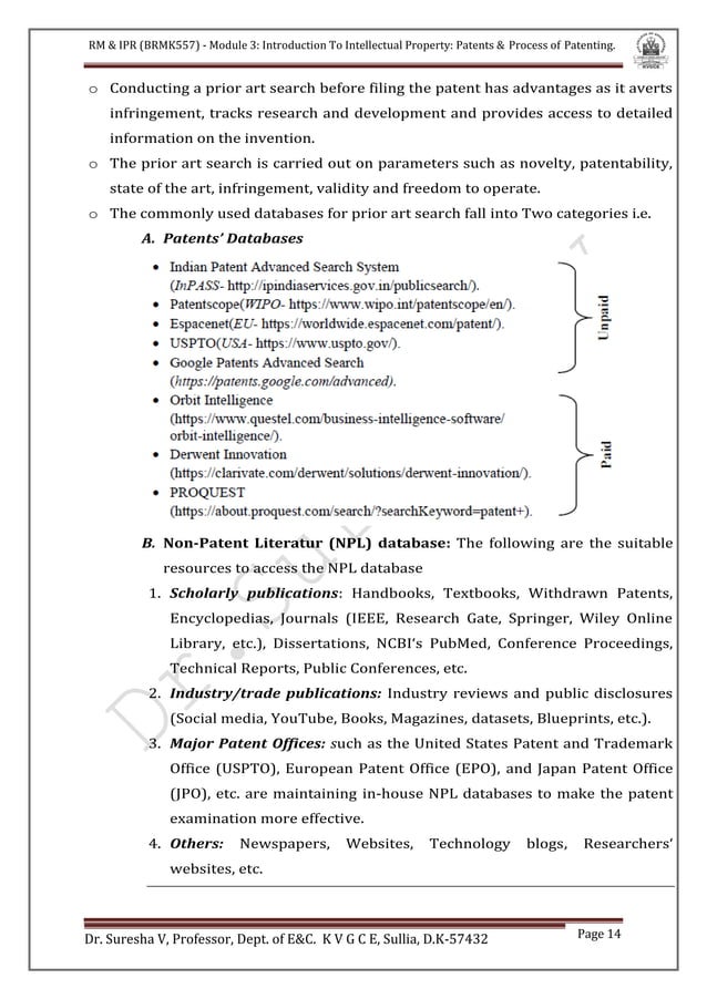 RM & IPR-BRMK557- Module 3-final by Dr.Suresha V.pdf | Industrial Property | Real Estate
