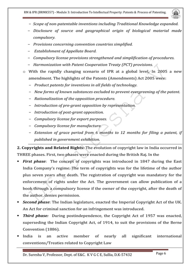 RM & IPR-BRMK557- Module 3-final by Dr.Suresha V.pdf | Industrial ...