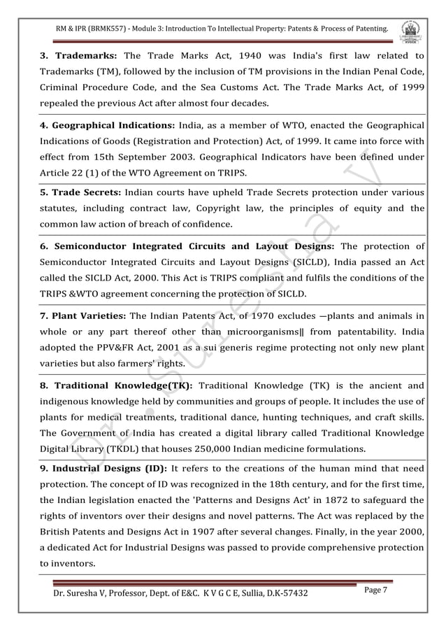 RM & IPR-BRMK557- Module 3-final by Dr.Suresha V.pdf | Industrial ...