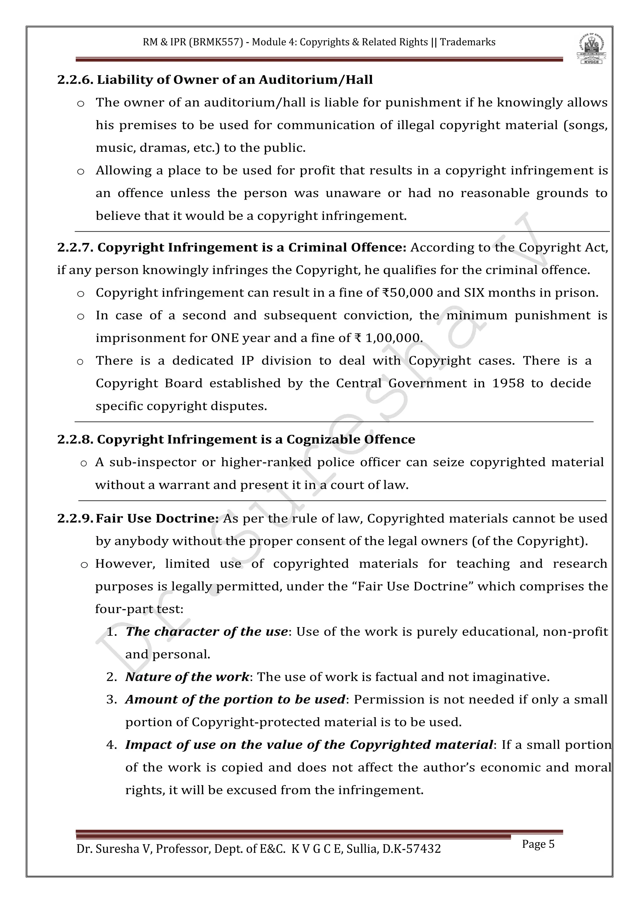 RM & IPR-BRMK557- Module 4-Final by Dr.Suresha V.pdf