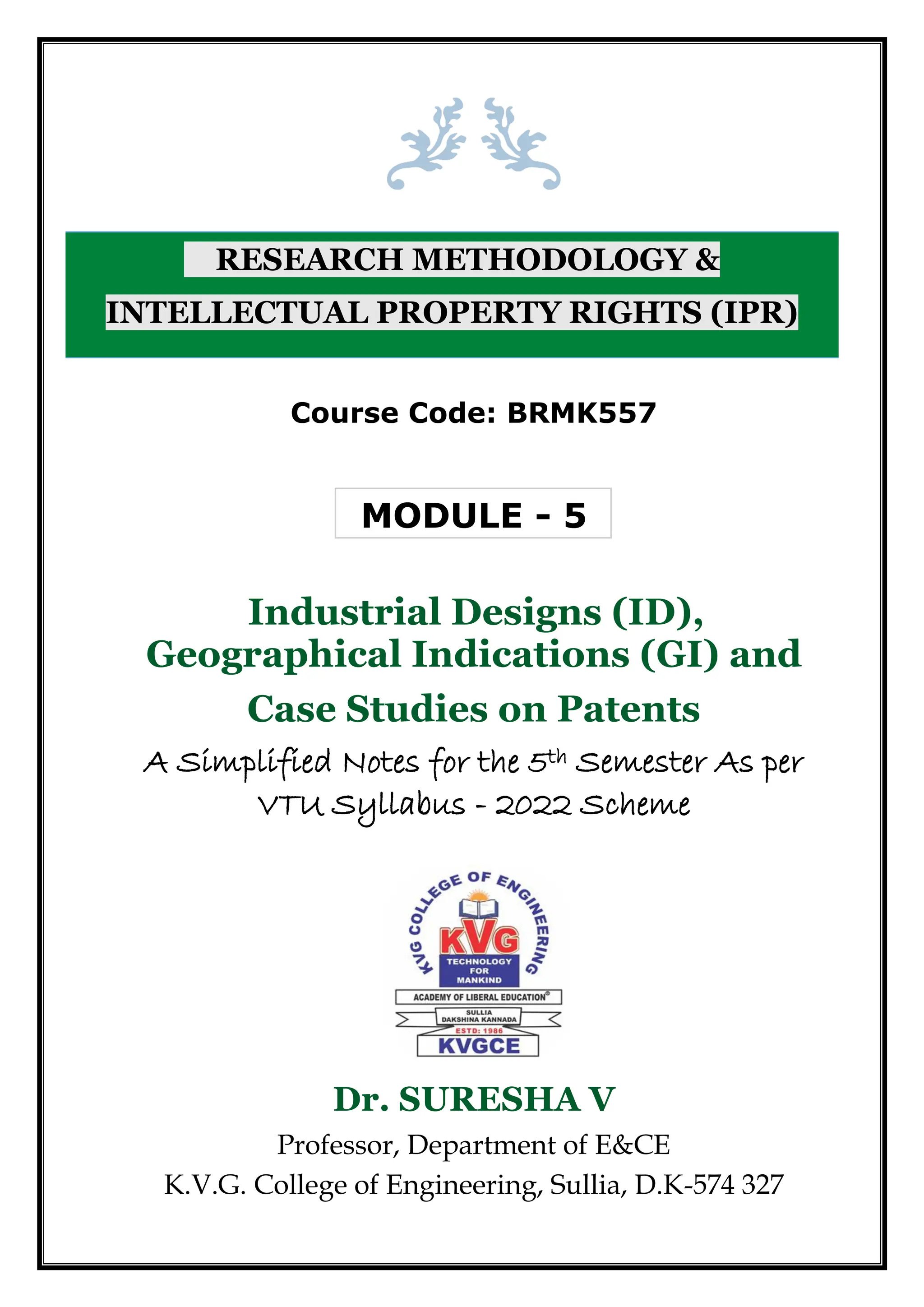 RM&IPR_BRMK557-Module 5-Final-Dr.Suresha V.pdf