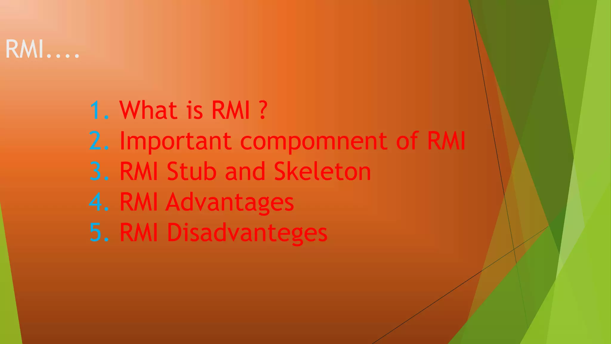 Rmi presentation | PPTX
