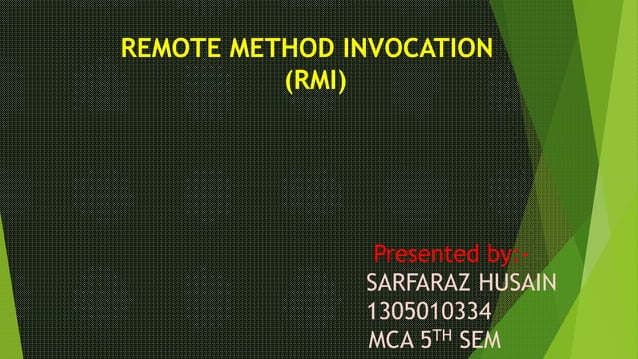 Rmi presentation | PPT
