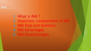 Rmi presentation | PPTX