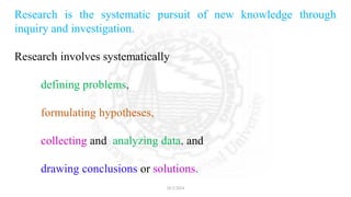 meaning of resarch- Research Methodolgy & Intellectual Property Rights ...