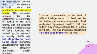 RM & IPR Module1 PPT by Prof. Manjula K, Assistant Professor, Dept. of ...