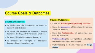 RM & IPR Module1 PPT by Prof. Manjula K, Assistant Professor, Dept. of ...