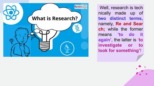 RM & IPR Module1 PPT by Prof. Manjula K, Assistant Professor, Dept. of ...