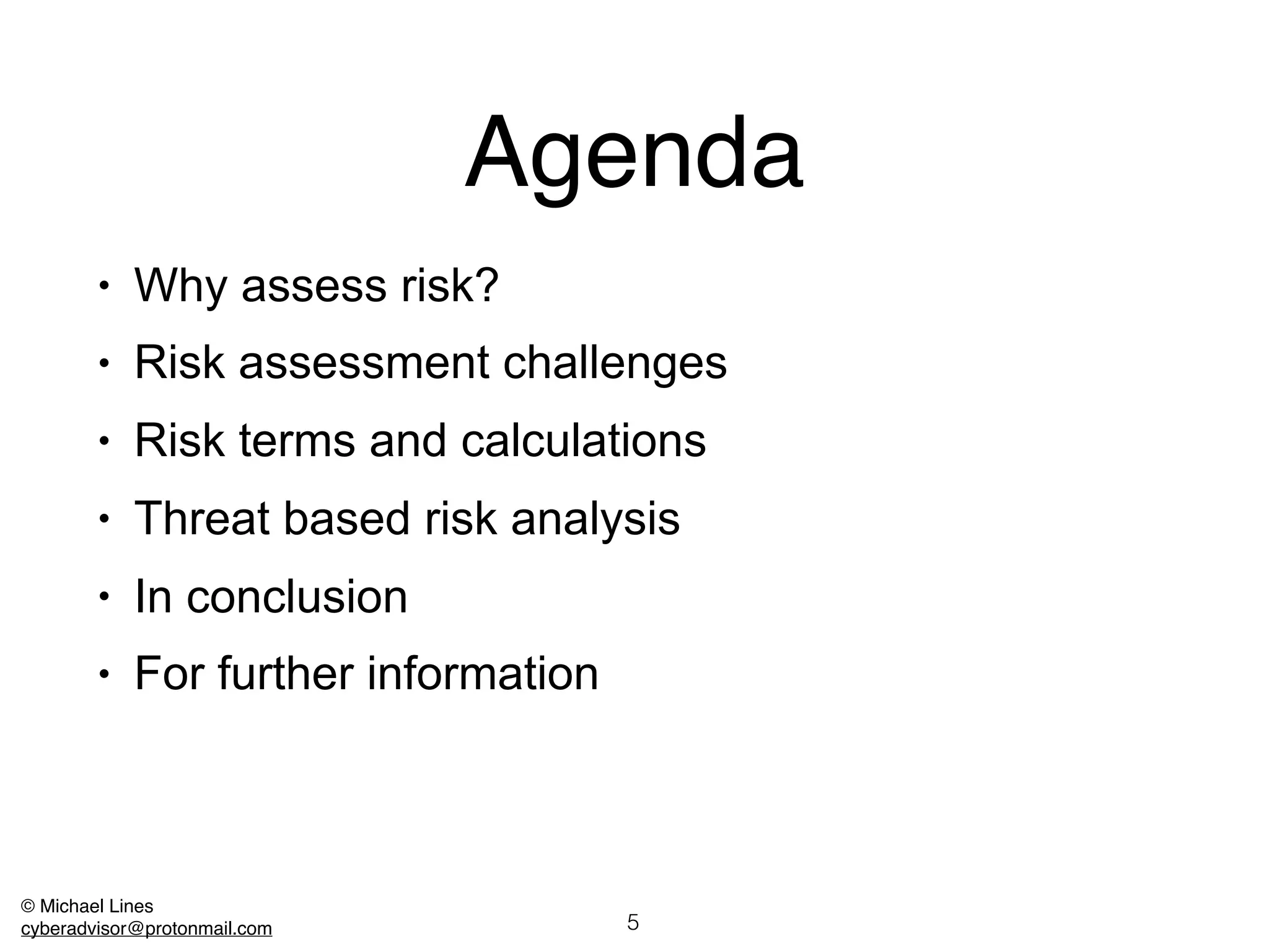 Threat Based Risk Assessment | PDF