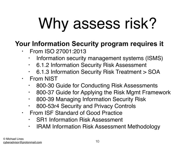 Threat Based Risk Assessment | PDF