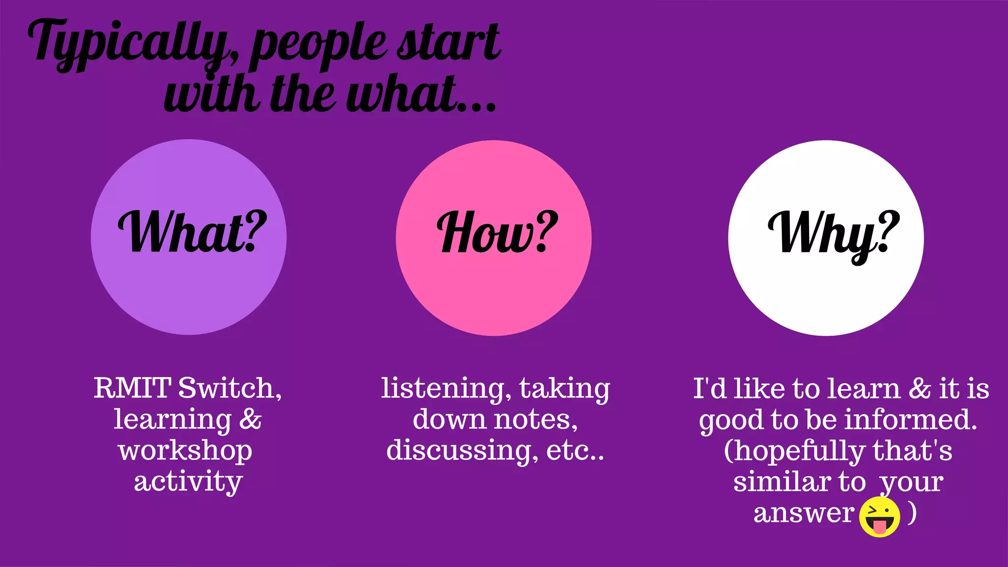 Intro to Agile Mindset (Presentation for RMIT SWITCH) | PPT