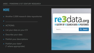 Research Data Australia and the national research data landscape | PDF | Computing | Technology ...
