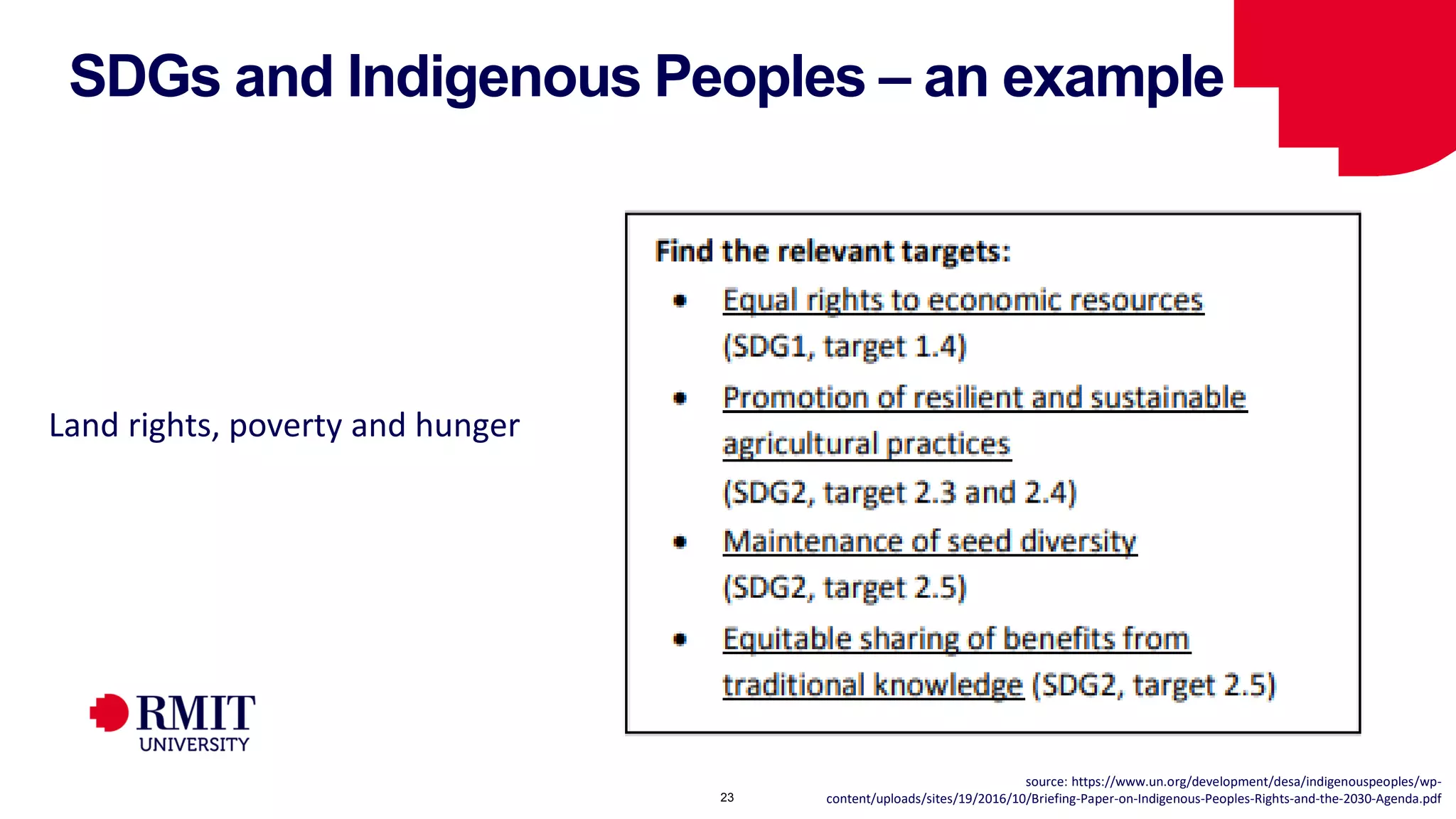 RMIT Sustainable Development Goals (SDGs) Project | PPT