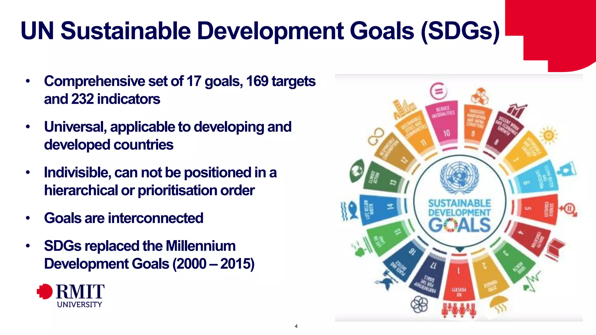 RMIT Sustainable Development Goals (SDGs) Project | PPT