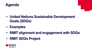 RMIT Sustainable Development Goals (SDGs) Project | PPT