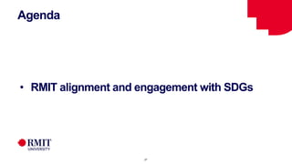 RMIT Sustainable Development Goals (SDGs) Project | PPT