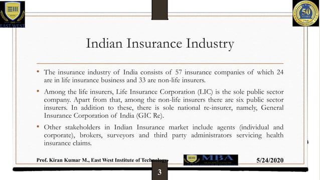 RMI Unit 3 Introduction to Insurance. | PDF