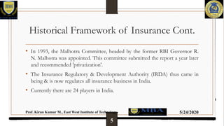 RMI Unit 3 Introduction to Insurance. | PDF