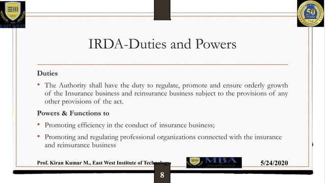 RMI Unit 3 Introduction to Insurance. | PPT | Free Download