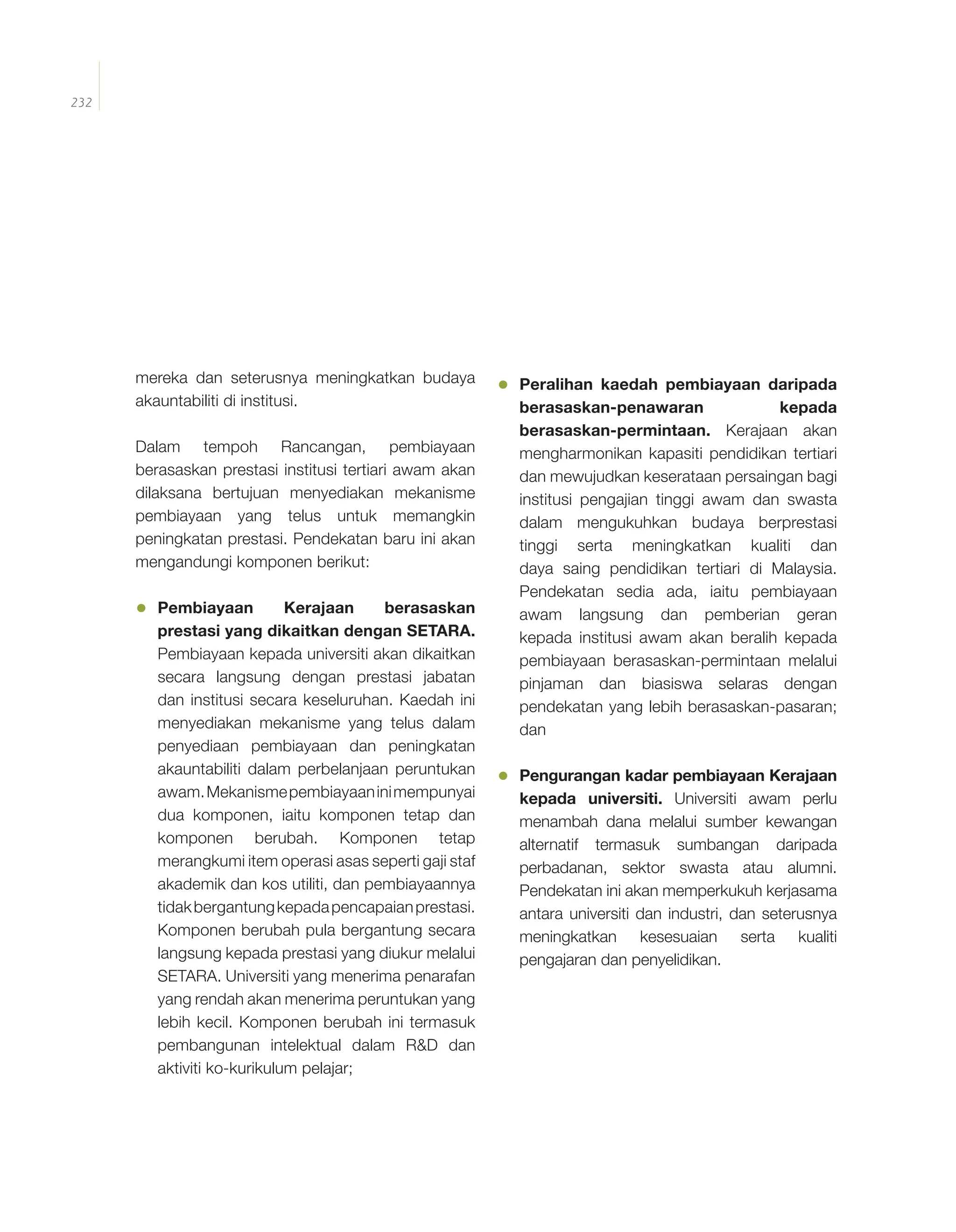 Rancangan Malaysia Ke-10 Bab 5 (Pendidikan) | PDF