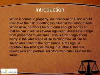 Rm legal the leading wills and probate solicitors parramatta | PPT ...
