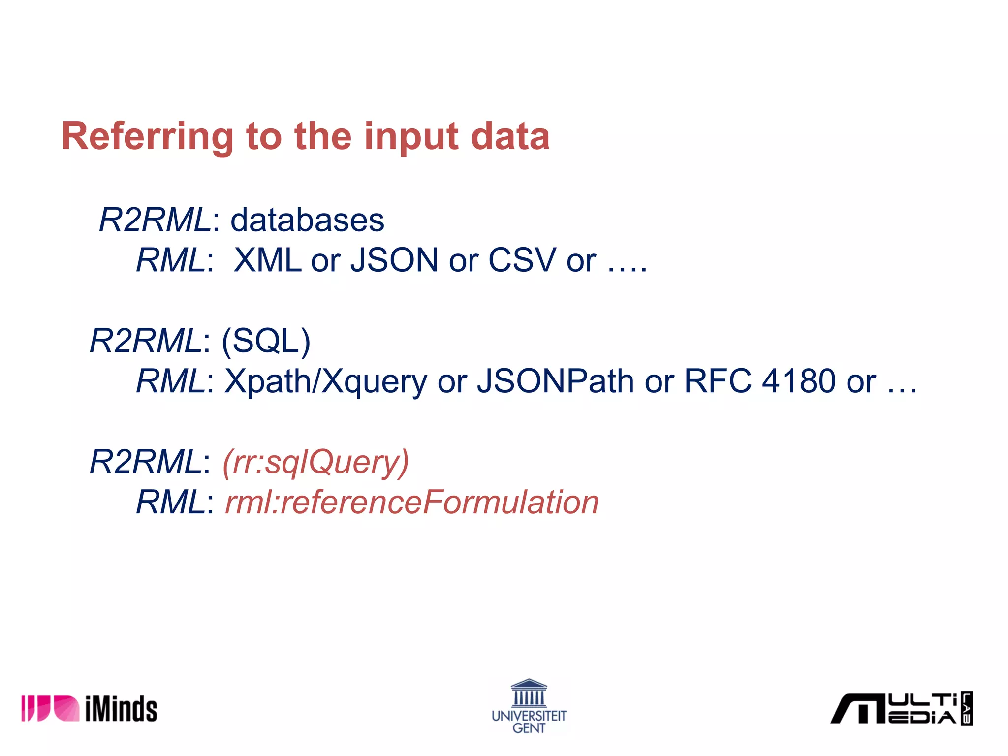 Mapping Hierarchical Sources Into Rdf Using The Rml Mapping Language Pdf Databases