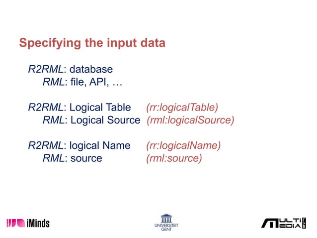 Mapping Hierarchical Sources Into Rdf Using The Rml Mapping Language