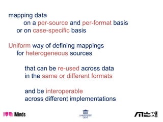 Mapping Hierarchical Sources into RDF using the RML Mapping Language | PDF