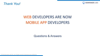 Native - Hybrid - Web Mobile Architectures | PPTX