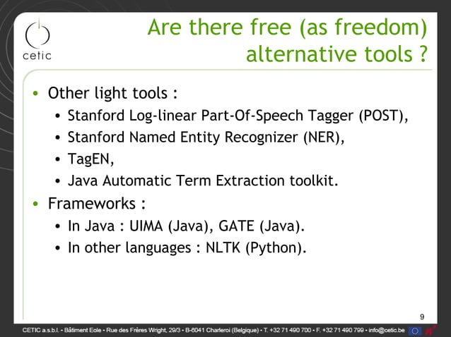 Presentation of OpenNLP | PDF