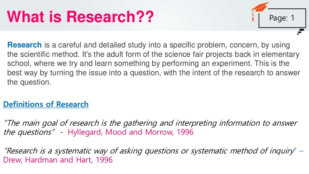 Research Methodology and the Application of Research in Management